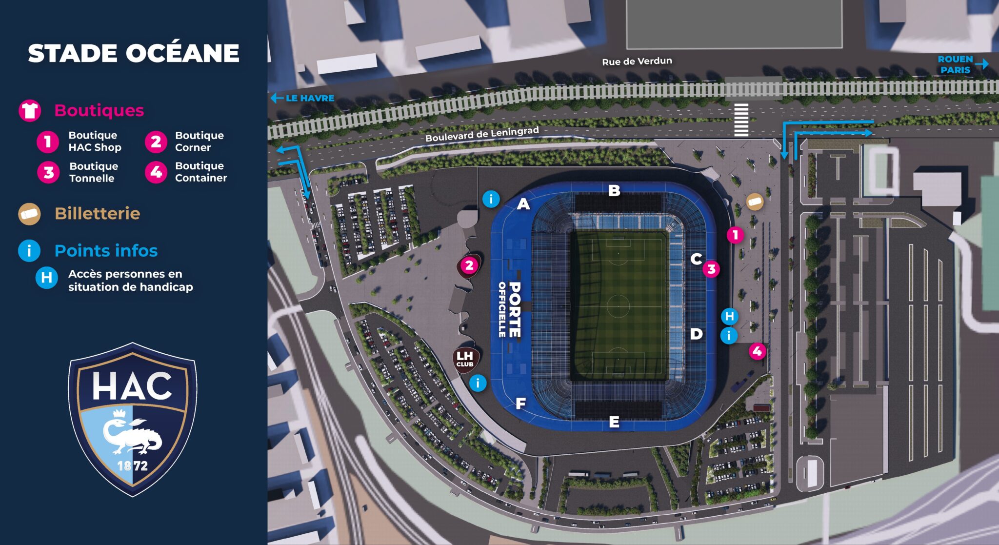 Boutique - Billetterie Officielle du Havre AC